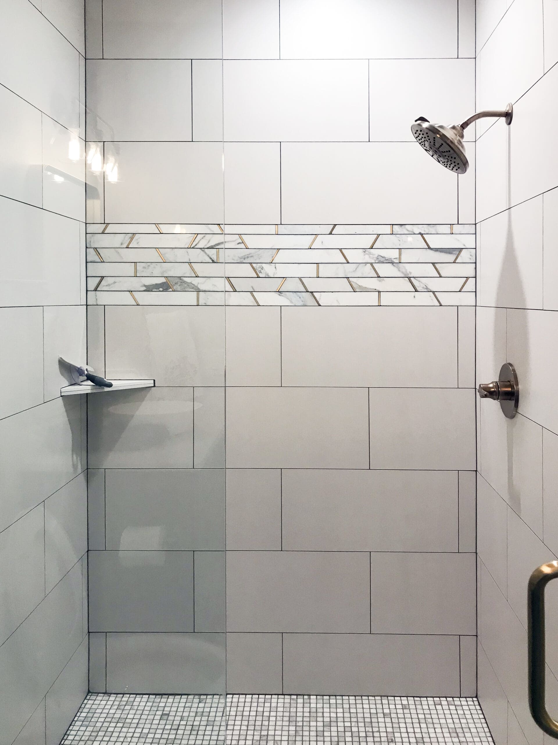 Trendy Shower Installation - Expert Touch Tiling